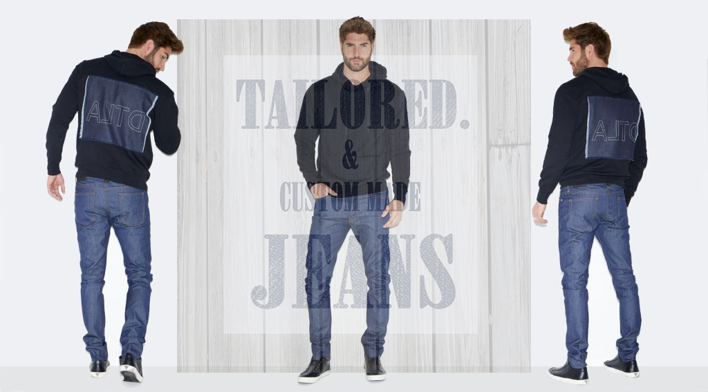 Modelling pose in denim jeans with Nick Bateman! | Tailored Jeans's BLOG