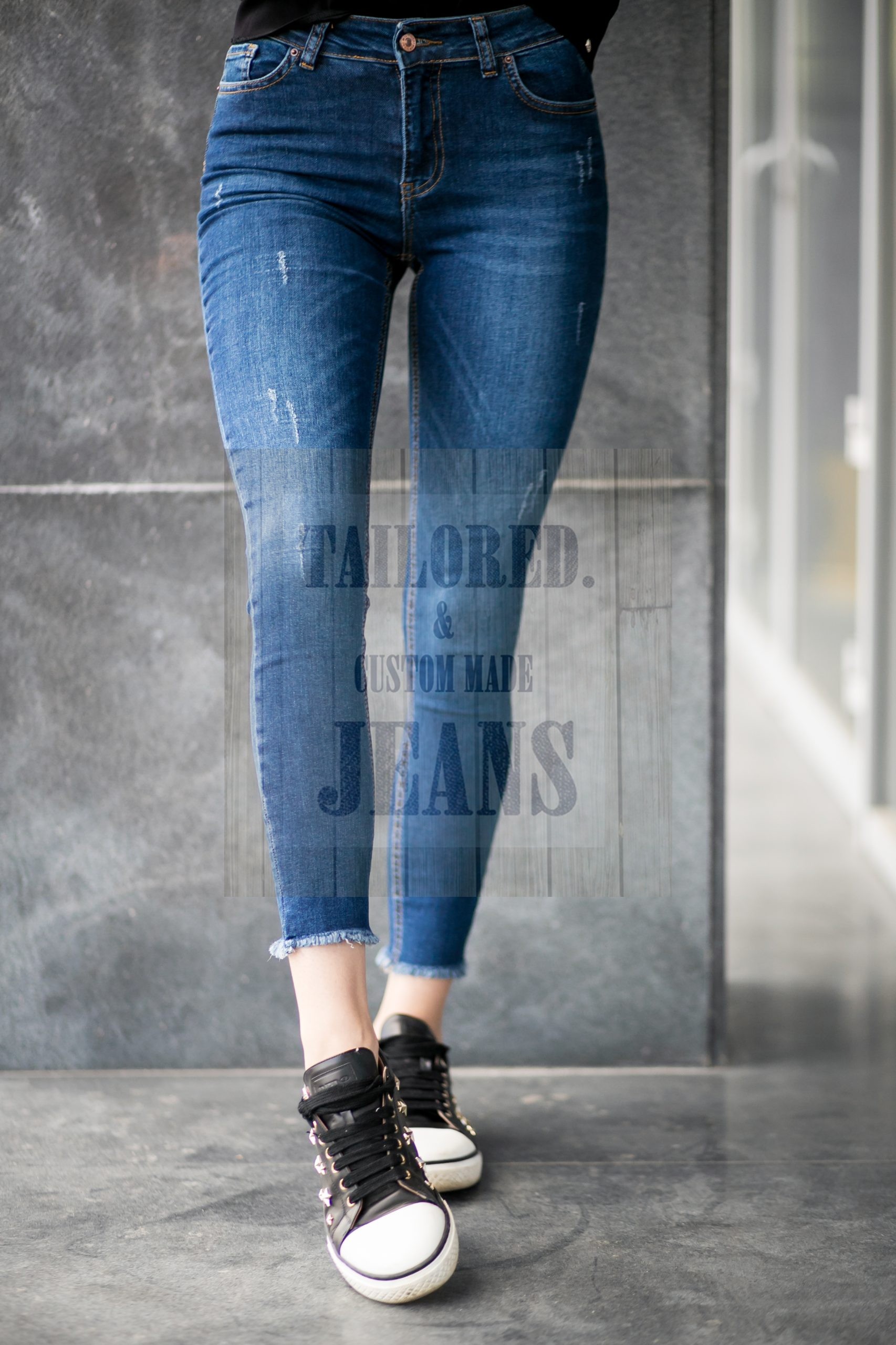 Get Your Custom Skinny Fit Women Jeans Tailor Made