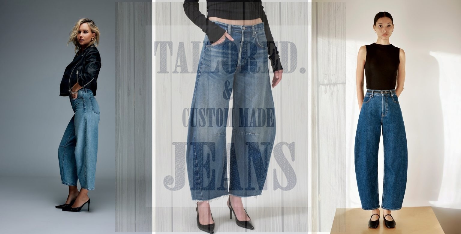 The Barrel Leg: Why It’s the Most Flattering Denim Cut of Fall 2025 ...